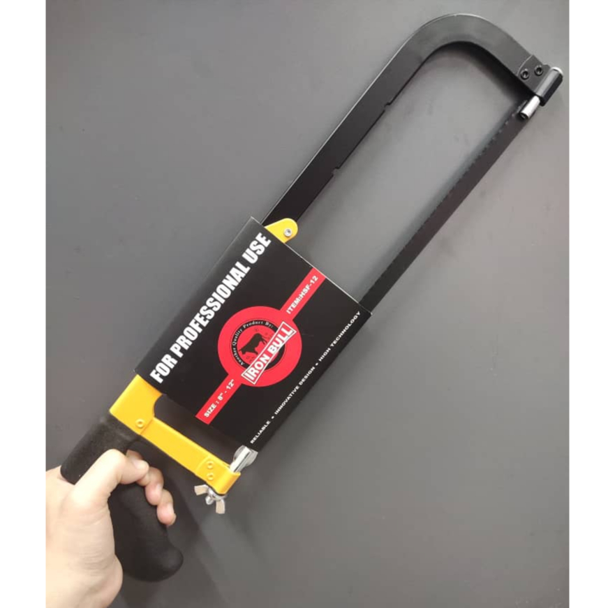 IRON BULL Epoxy 12" Hacksaw With Blade Hacksaw Frame Hand Saw Pruning ...