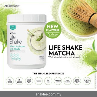 Shaklee Shak Lee Life Shake Mixed Soy Protein with Matcha (571.2g ...