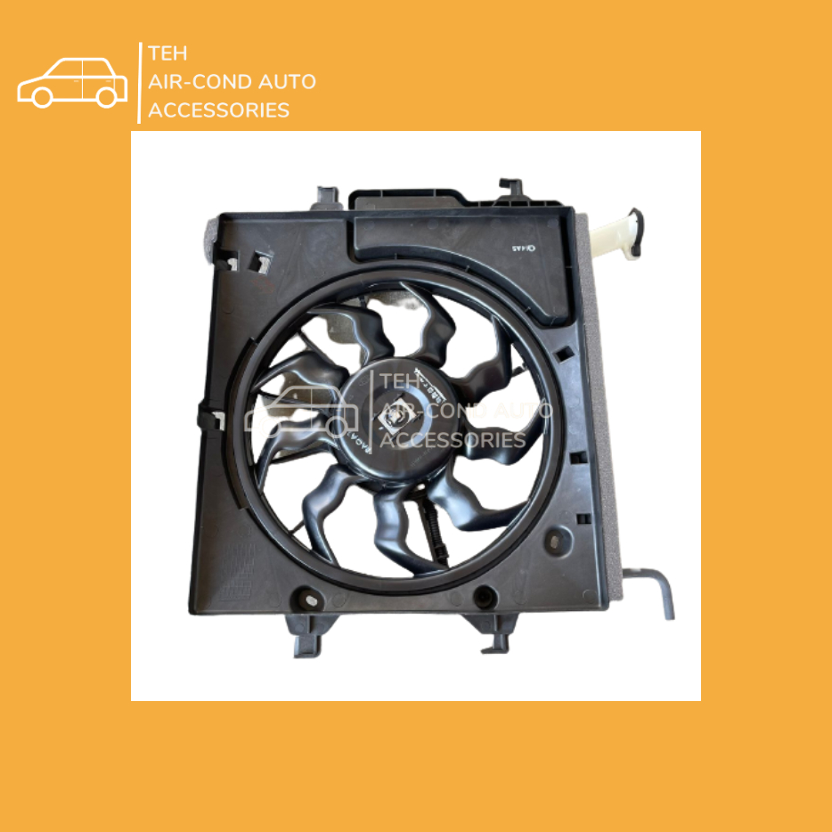 (ORIGINAL) KIA PICANTO 2011-2017 AIRCOND RADIATOR MOTOR FAN ASSY FULL ...