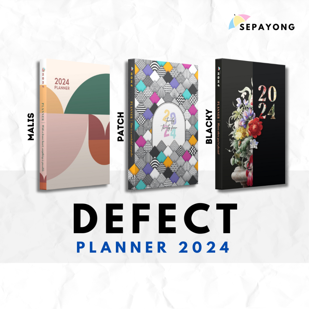 [SEPAYONG] DEFECT A5 PLANNER 2024 + THREE GIFTS (TENT CALENDAR ...