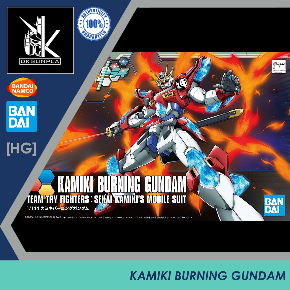 [HG] HGBF Kamiki Burning Gundam | Shopee Malaysia