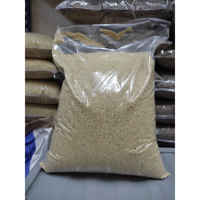 Makanan Burung Sekoi Putih 5kg Repack Calgrain White Millet | Shopee ...