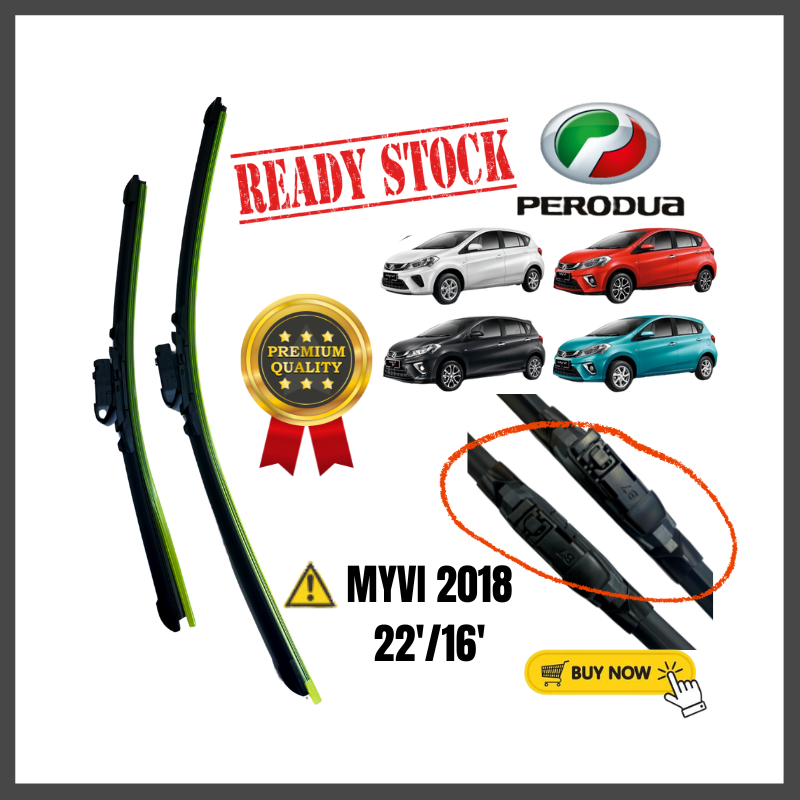 Perodua Myvi 3rd D20N M800 2018 To Present Front Windscreen Soft Wiper ...
