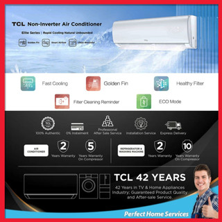 TCL New R32 1HP, 1.5HP, 2HP Inverter Energy Saving Aircond & Non ...