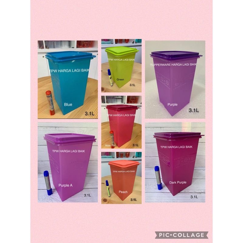 Tupperware Mosaic Sweet Saver Keeper 3.1L (1pc) / Air Tight (Kedap ...