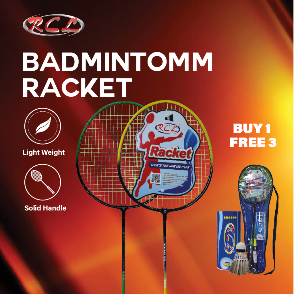 Ready Stock Wholesales🔥RCL [BR6699]🎁 FREE BADMINTON RACKET BAG ...