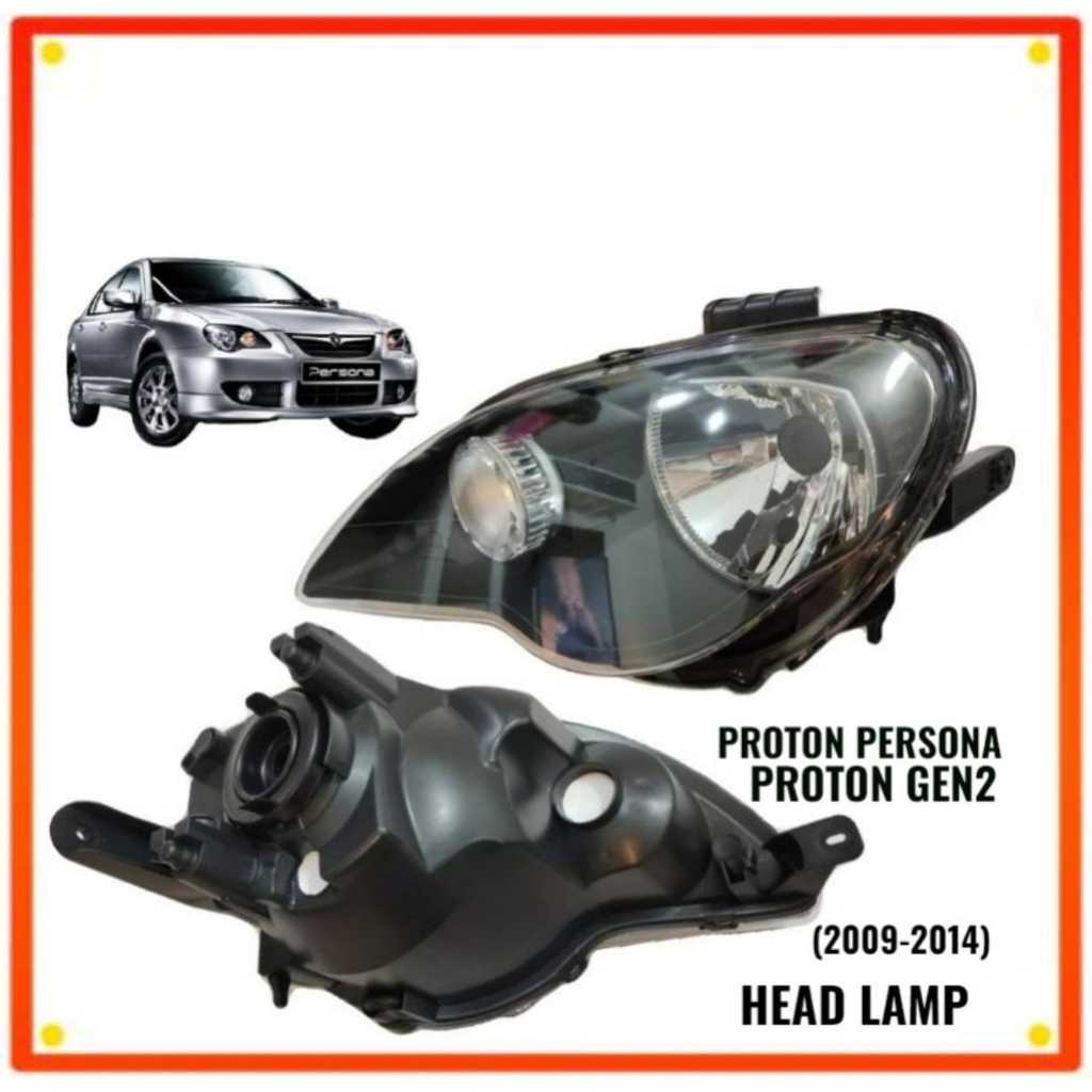 PROTON PERSONA ELEGANCE GEN2 2009 YEAR BLACK FRONT HEAD LIGHT LAMP ...