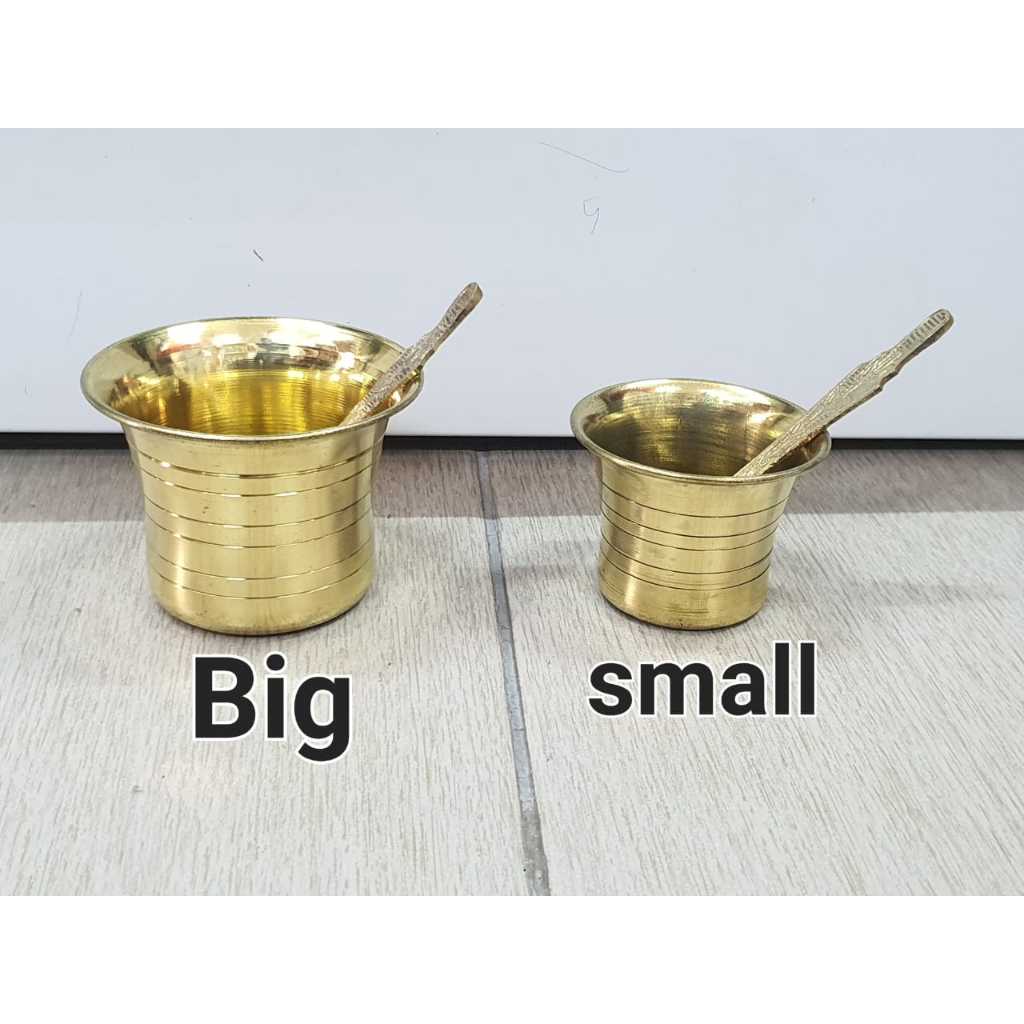 Brass Panchapatra with Pali Set | Shopee Malaysia