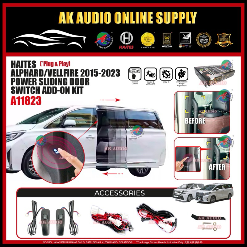 Haites Alphard/Vellfire 2015-2023 Plug N Play Power Sliding Door Switch ...