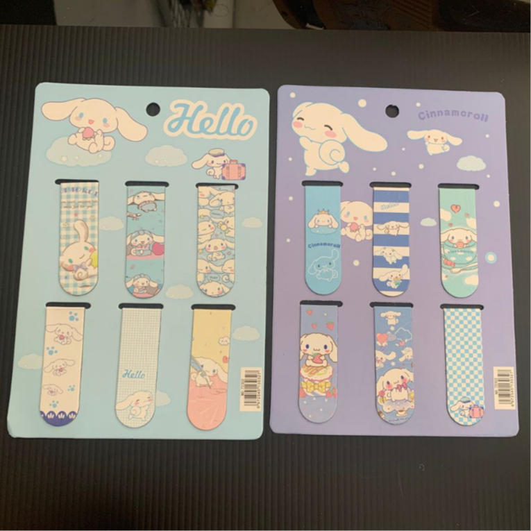 Magnetic Bookmarks Random Design Sanrio Cinnamoroll Kuromi My Melody ...