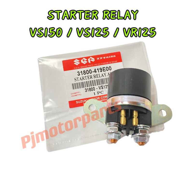 SUZUKI VS125 / VS150 / VR125 - STARTER RELAY / HAND START RALAY MOTOR ...