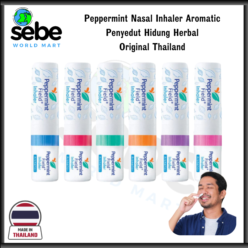 Peppermint Nasal Inhaler Aromatic Penyedut Hidung Herba Original ...