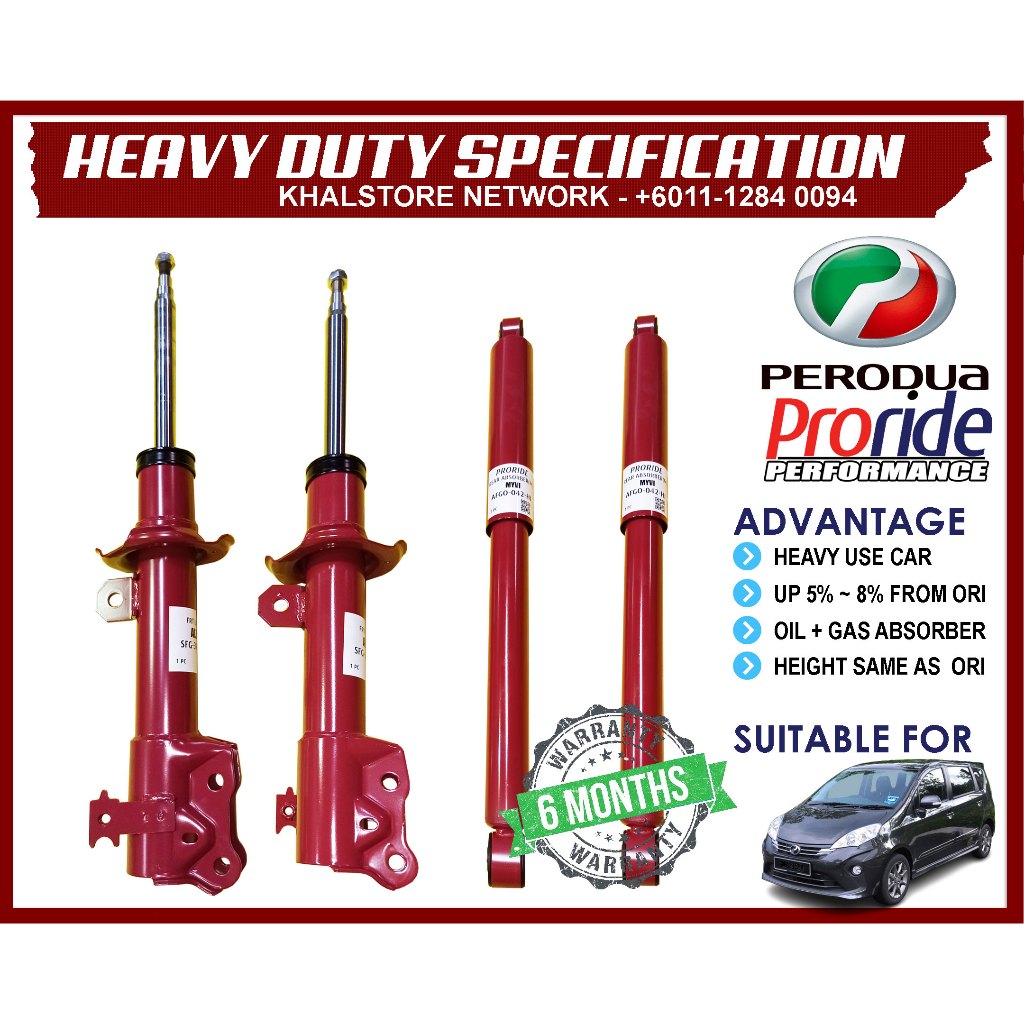 Proride Alza Heavy Duty Absorber Premium Special Edition M2 SR SE ...
