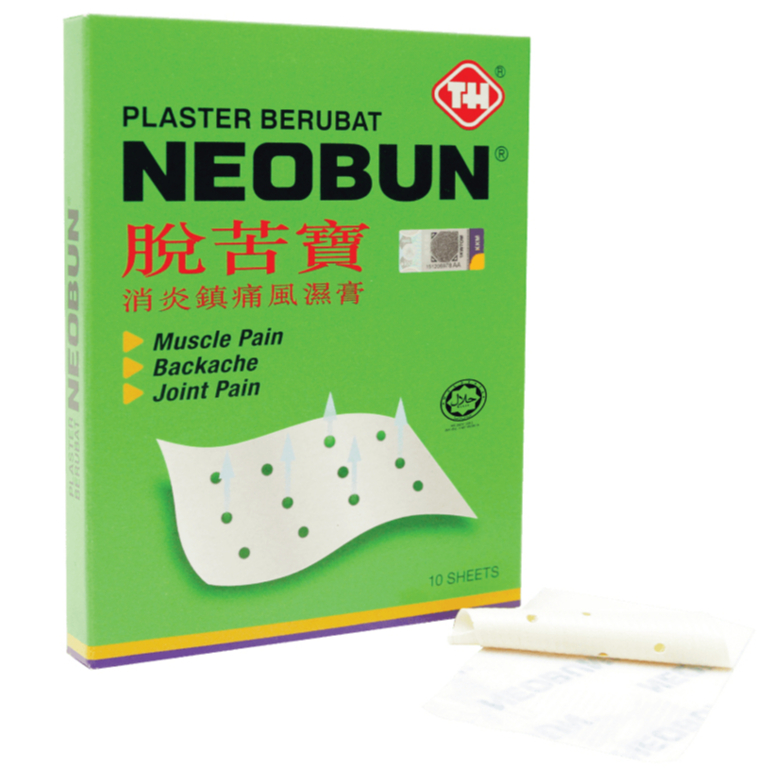 NEOBUN PLASTER 10S Neobun analgesic plaster, muscle ache, Pain relief ...
