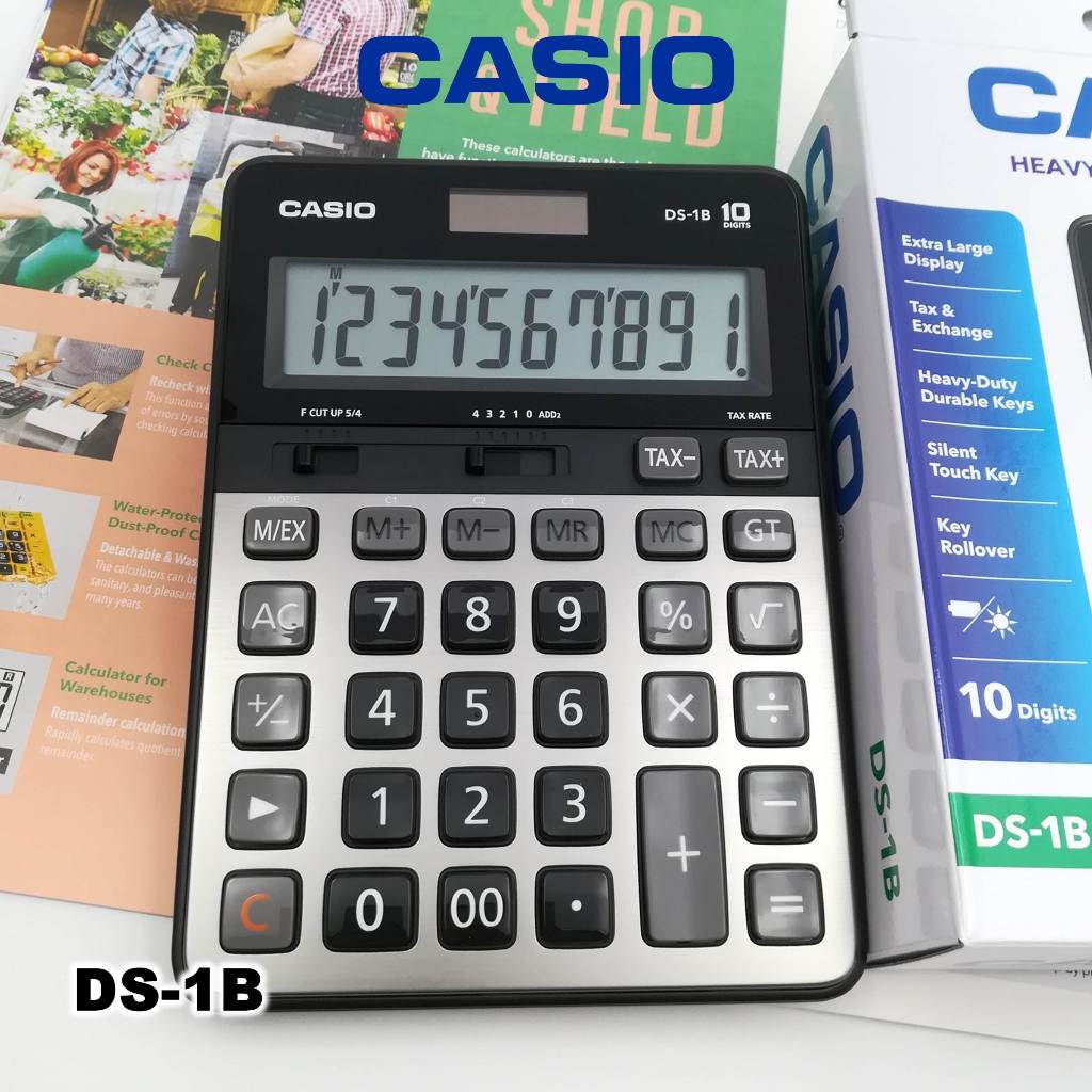 Casio DS-1B Desktop 10 Digit Heavy Duty Calculator | Shopee Malaysia