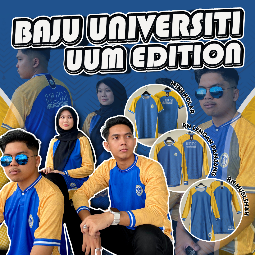 BAJU UNIVERSITI UUM (UNIVERSITI UTARA MALAYSIA) | Shopee Malaysia