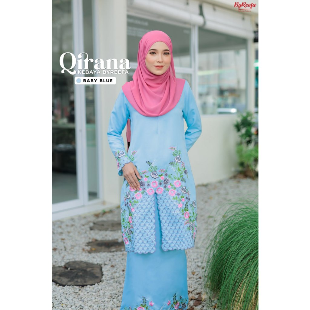 NEW DESIGN KEBAYA SULAM TIMBUL QIRANA BYREEFA 2024 | Shopee Malaysia