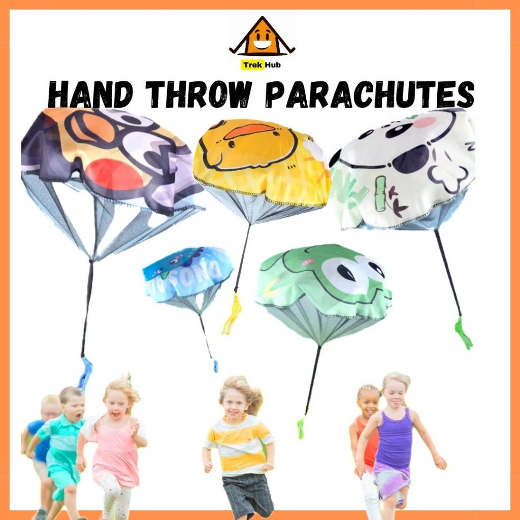 Hand Throw Hand Tossing Parachute child gaming throwing parachutes mini ...