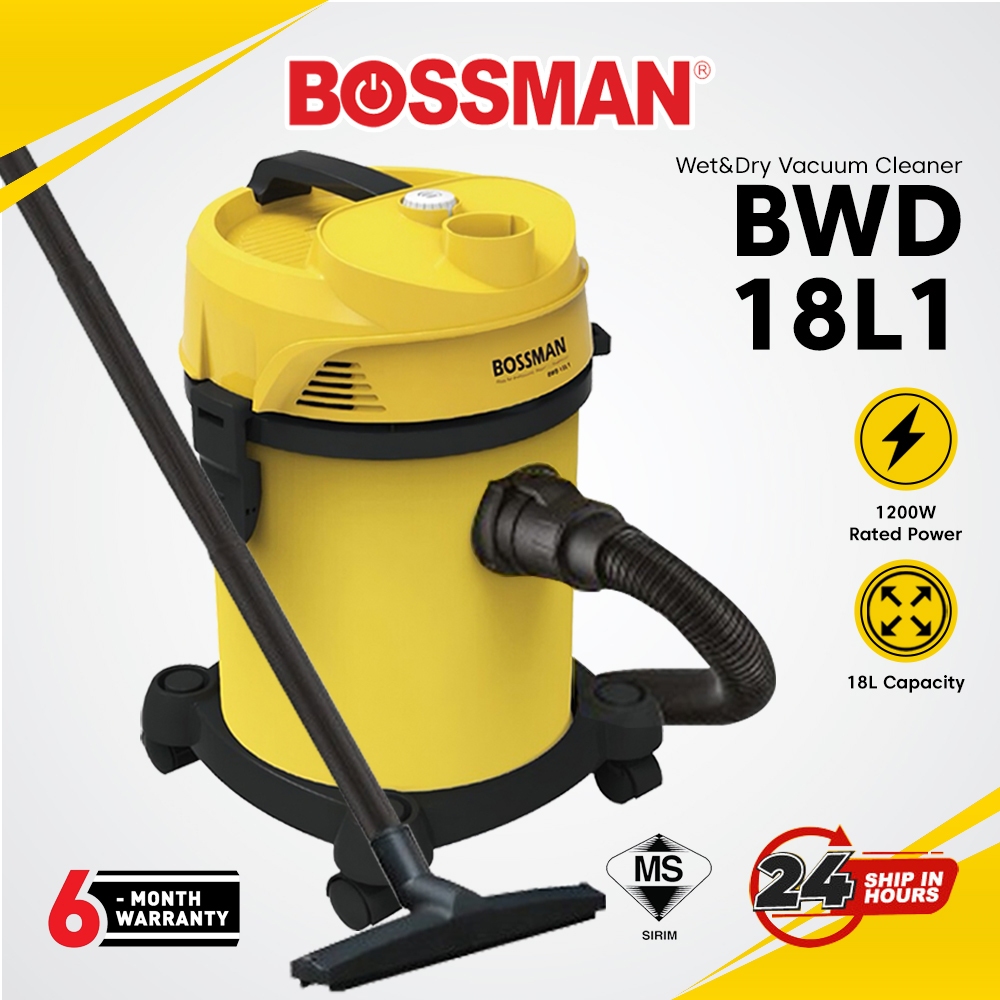 BOSSMAN 3 IN 1 Vacuum Cleaner Wet & Dry Vacum 1500 Watt Wet And Dry ...