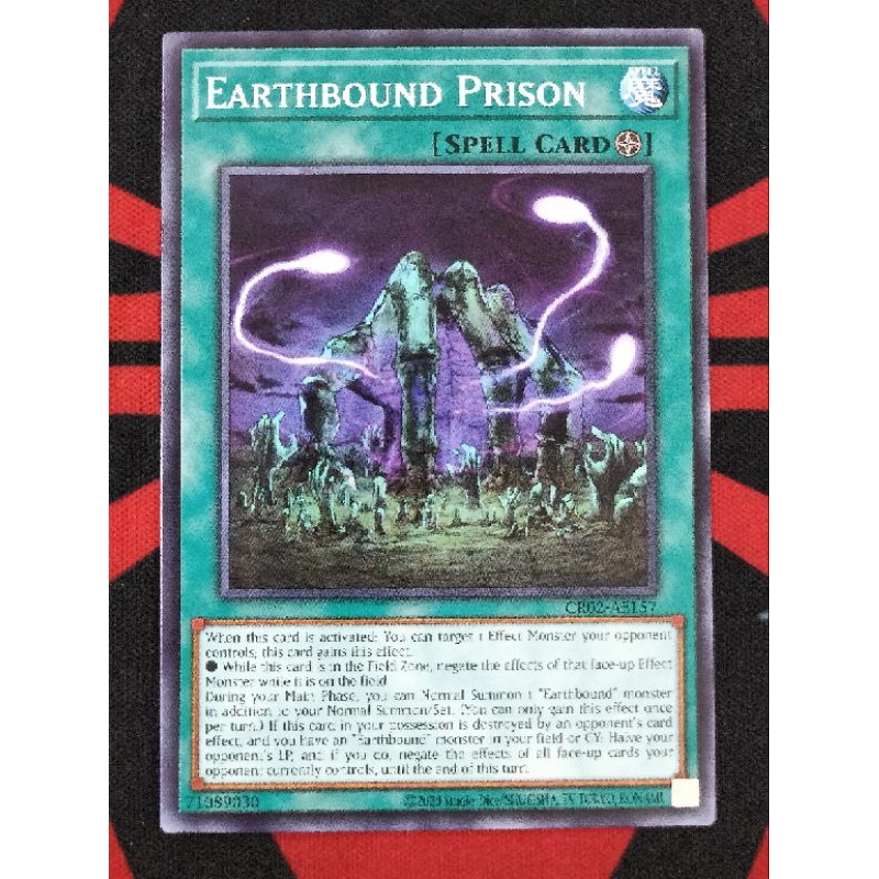 YUGIOH KONAMI CR02-AE157 Earthbound Prison (Common) | Shopee Malaysia