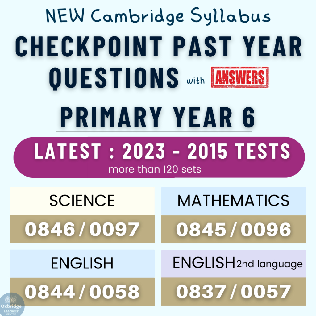 PY3 New Syllabus 2023 MAY⚡ Checkpoint Primary Checkpoint Past Year ...