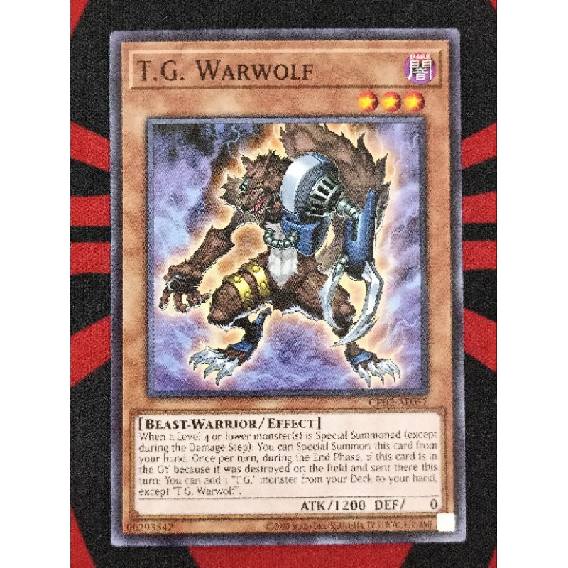 YUGIOH KONAMI CR02-AE057 T.G. Warwolf (Common) | Shopee Malaysia