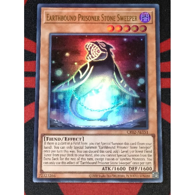 YUGIOH KONAMI CR02-AE151 Earthbound Prisoner Stone Sweeper (Ultra Rare ...