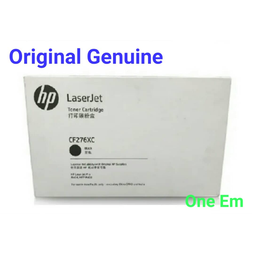 HP LaserJet Toner Cartridge CF276XC 100% Original Genuine | Shopee Malaysia