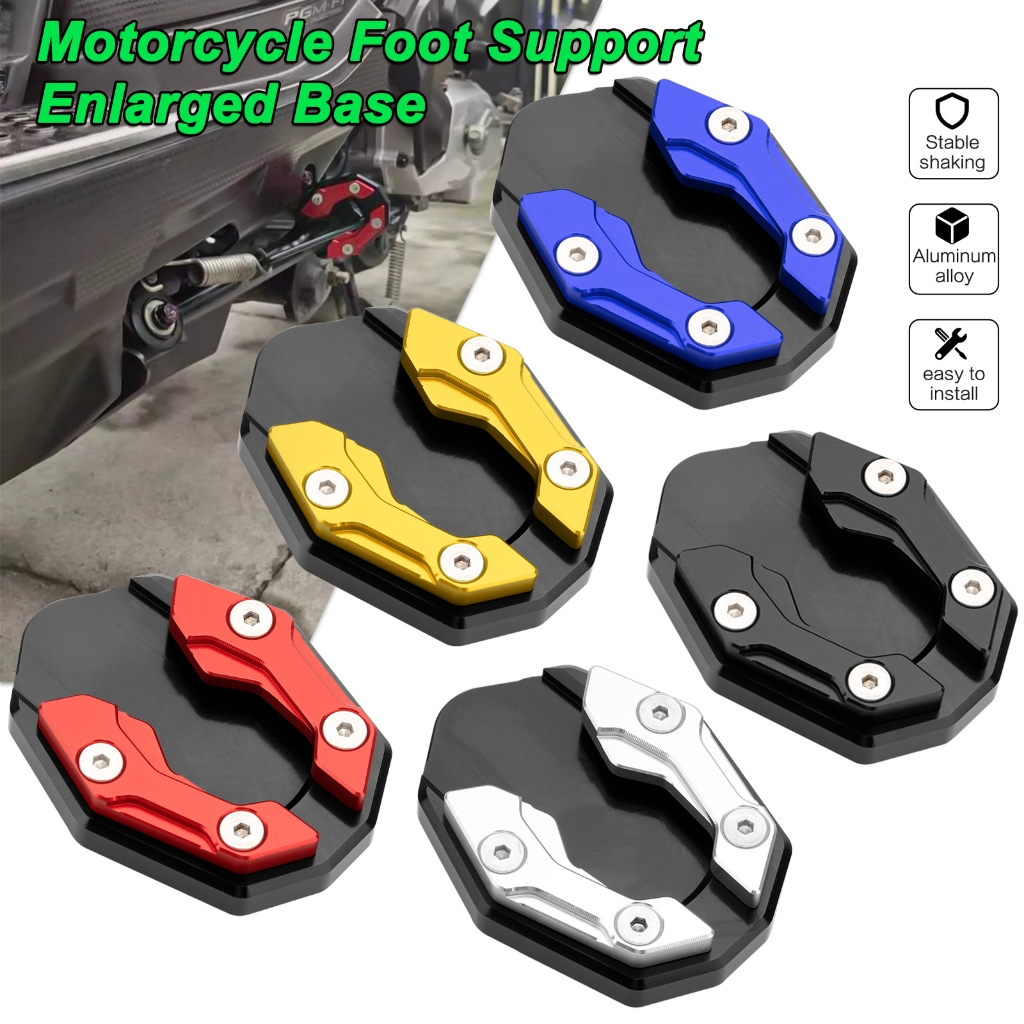 Motorcycle CNC Adjustable Height Side Stand Foot Bracket Kickstand ...
