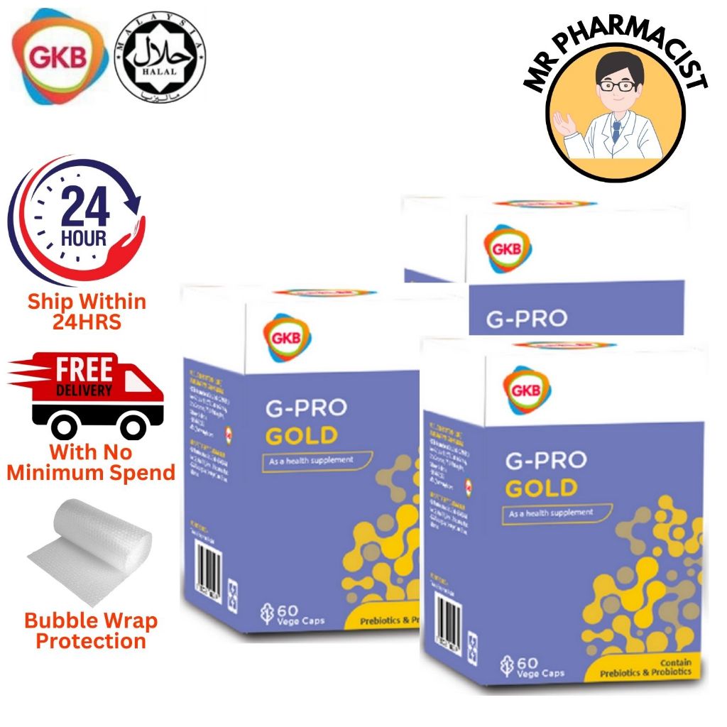 GKB G-Pro Gold Probiotics - 60s (1box) | Shopee Malaysia