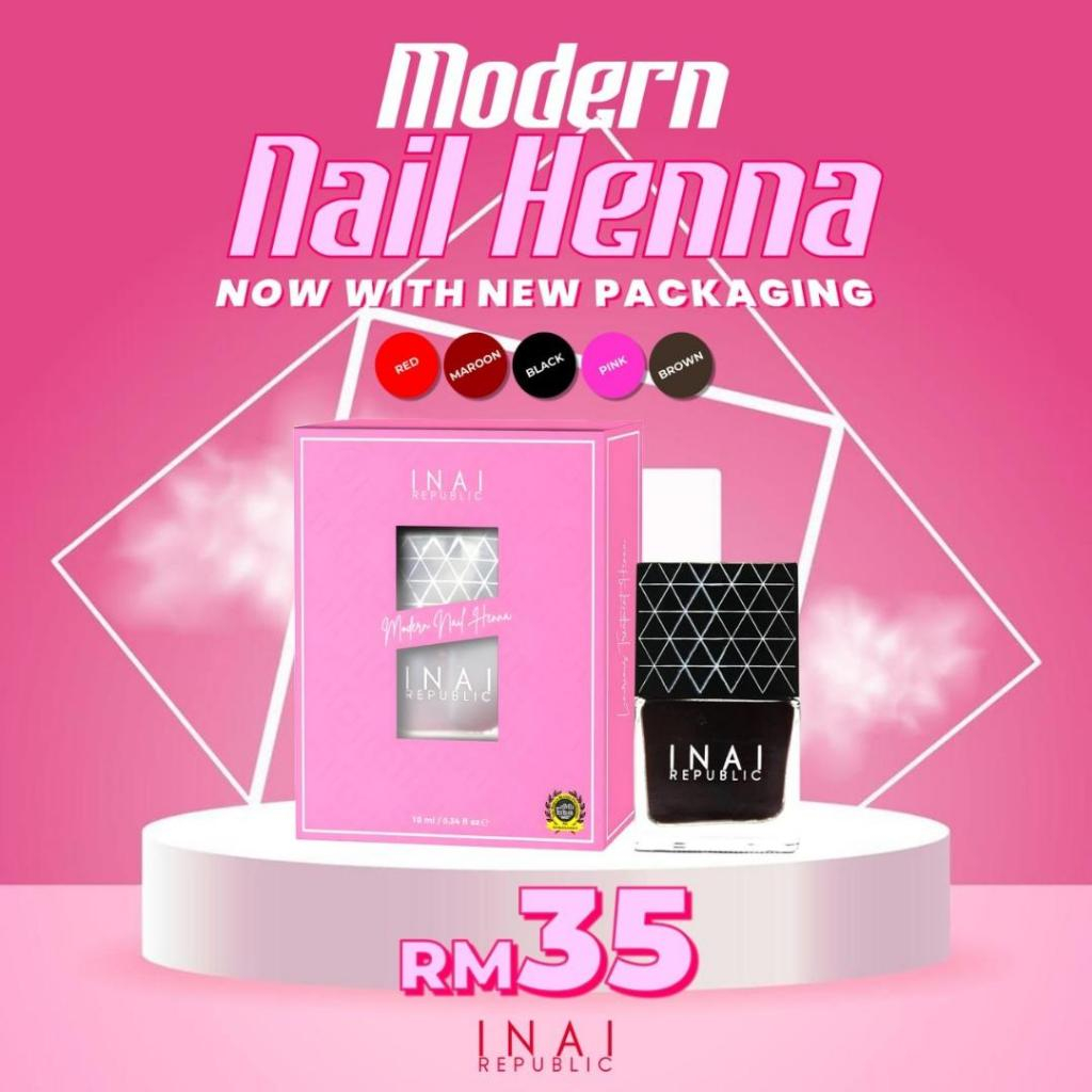 INAI REPUBLIC MODERN NAIL HENNA | Shopee Malaysia