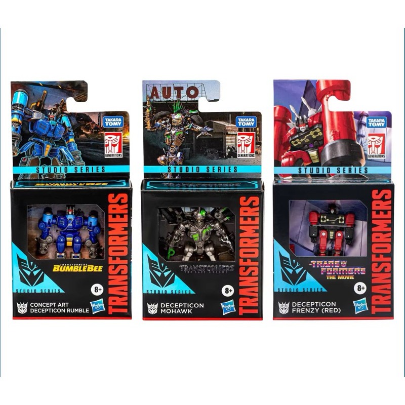 Transformers Studio Series Core Class Decepticon Rumble Mohawk Frenzy ...