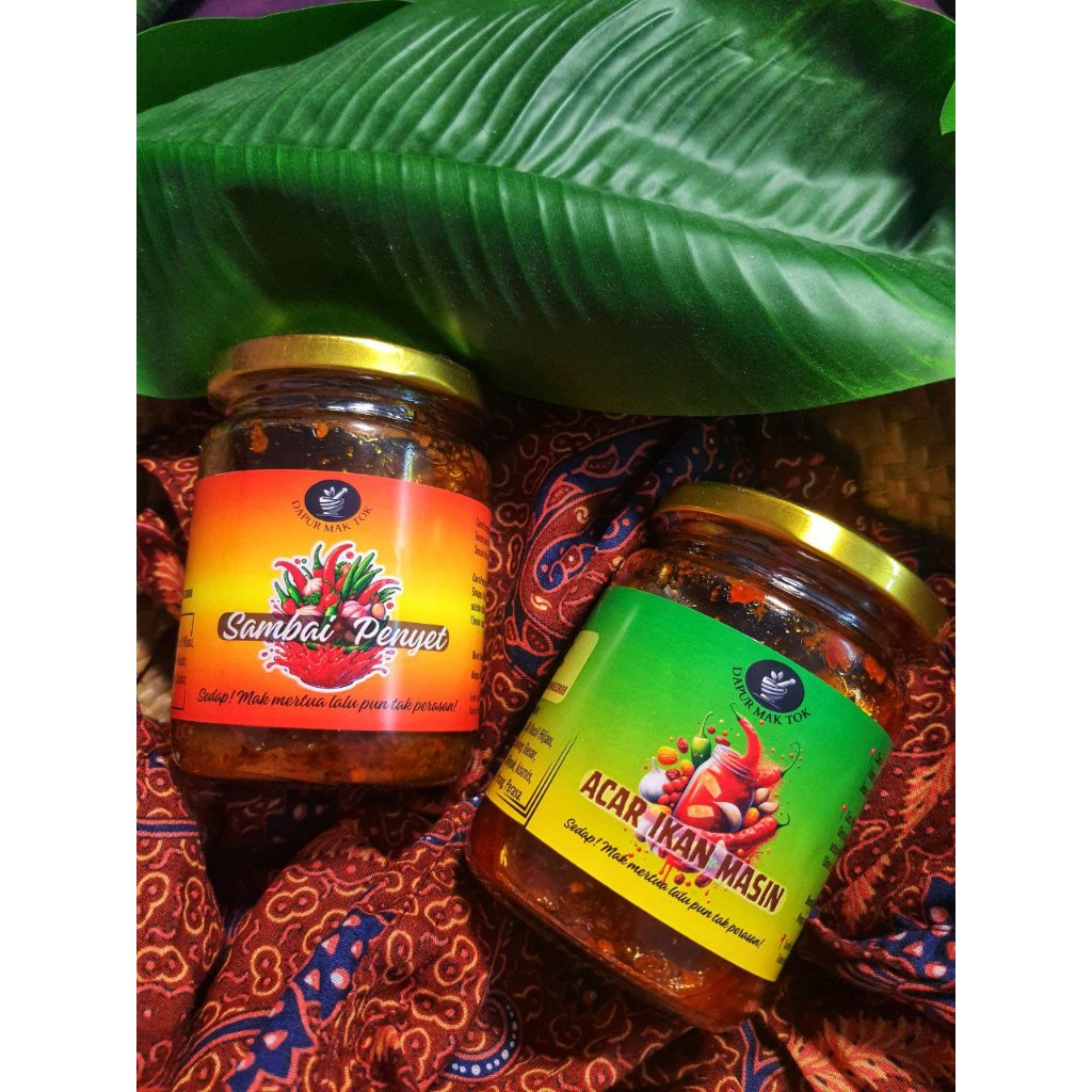 Sambai Penyet Acar Ikan Masin Dapur Mak Tok Ready To Eat | Shopee Malaysia