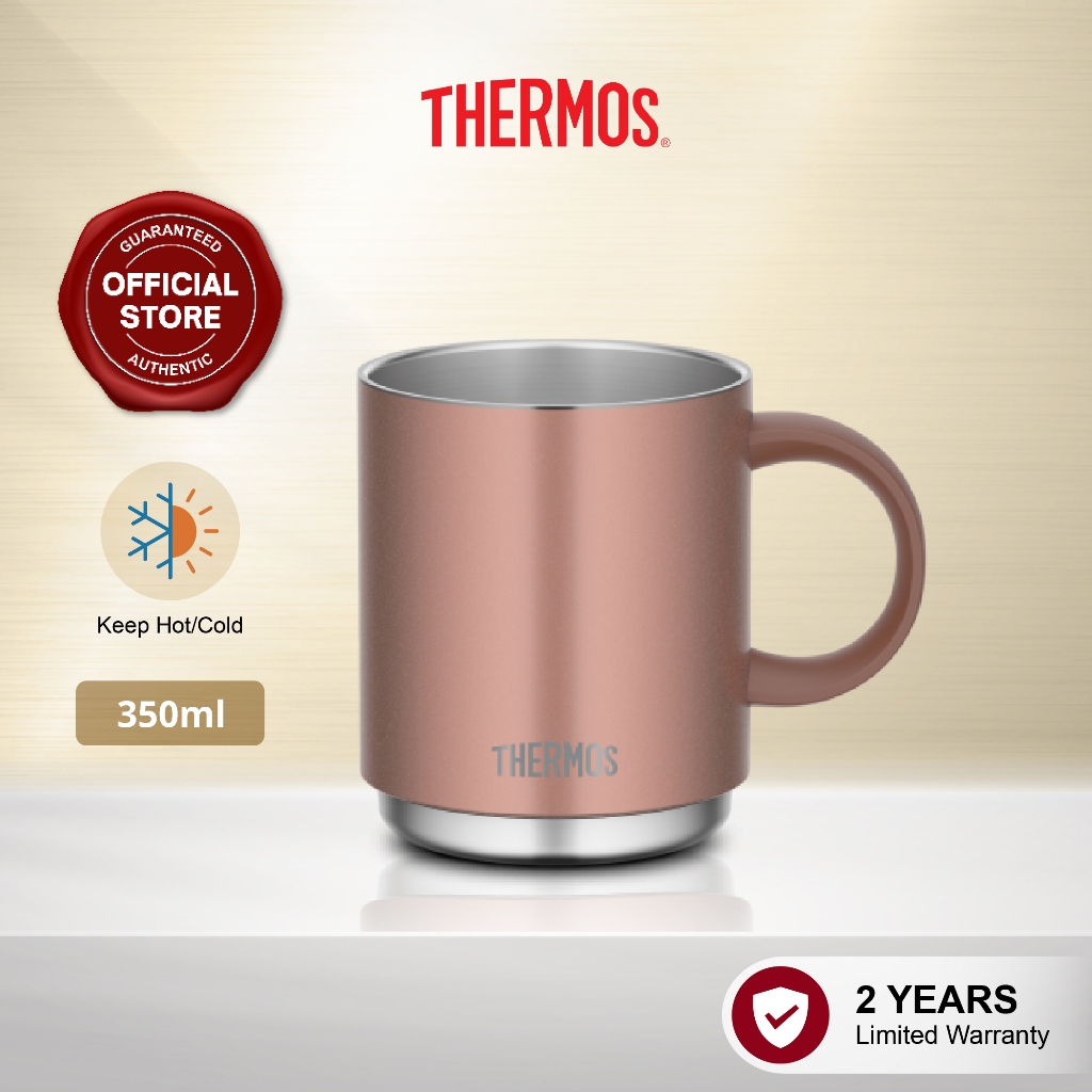 THERMOS 350ml Vacuum Insulated Stackable Mug [JDS-350] | Shopee Malaysia