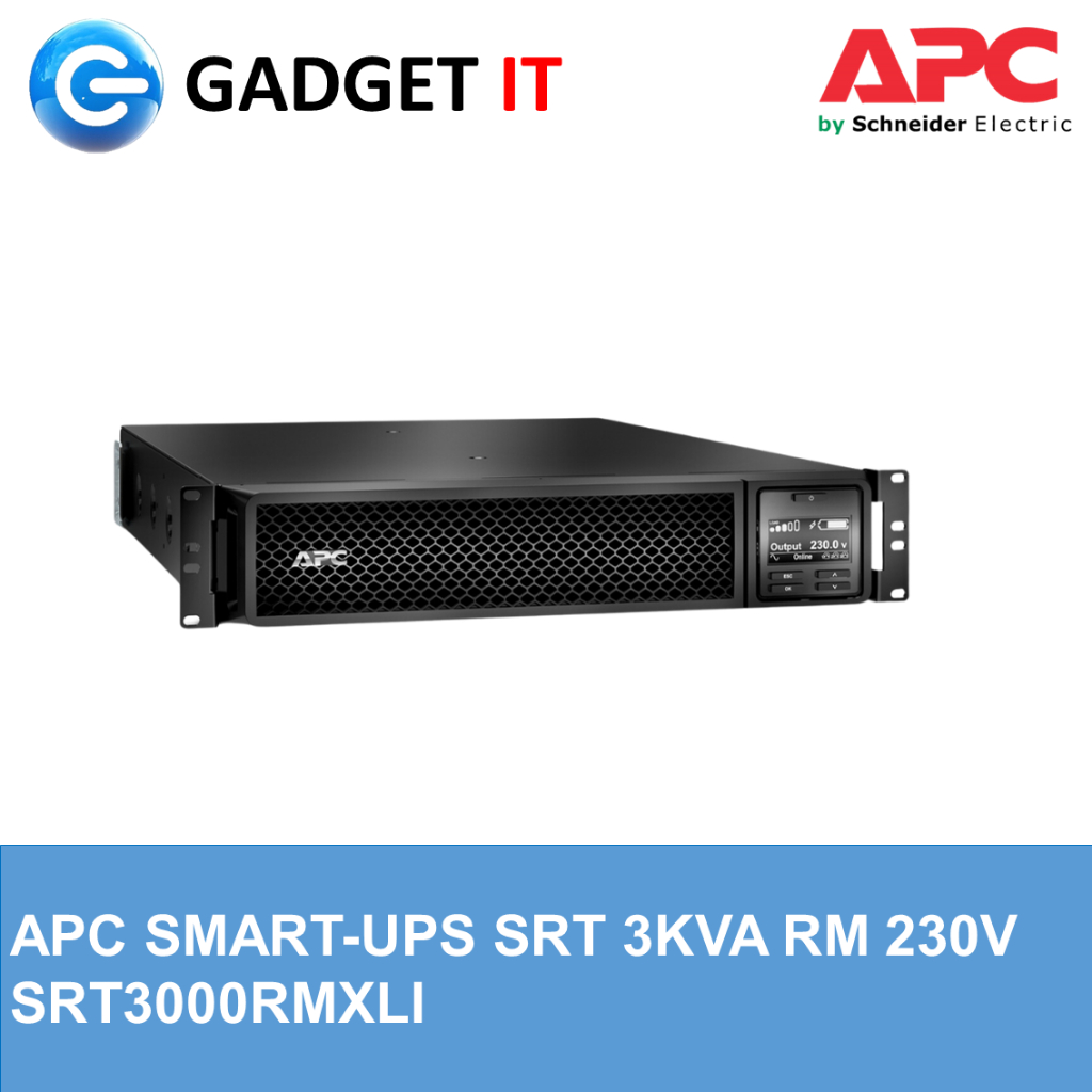 APC SMART-UPS ON-LINE,3kVA RACKMOUNT 2U,230V,8x C13+2x C19 IEC OUTLET ...