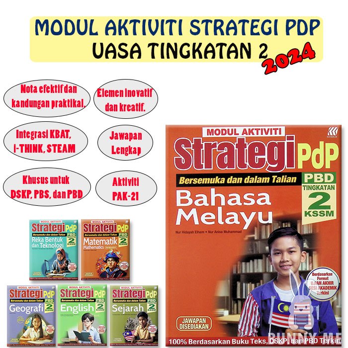 [BUNNY] 2024 Buku Sekolah : Modul Aktiviti Strategi PdP UASA Tingkatan 2 - Sasbadi | Shopee Malaysia