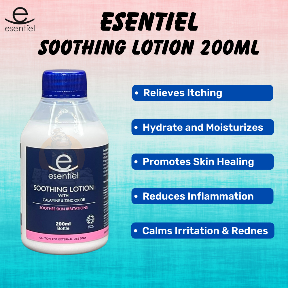 ESENTIEL Soothing Lotion 200ml With Calamine & Zinc Oxide | Shopee Malaysia