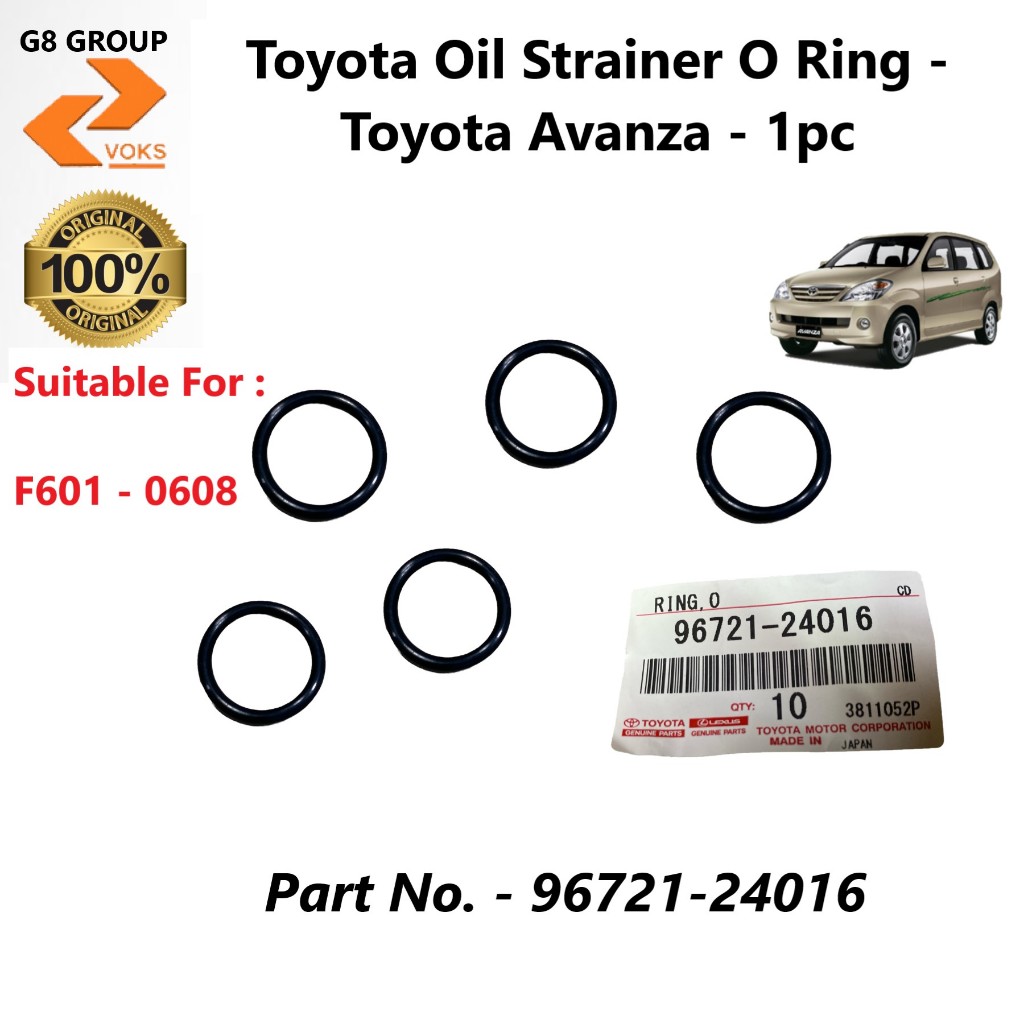 Toyota Oil Strainer O Ring - Toyota Avanza ( 96721-24016) | Shopee Malaysia