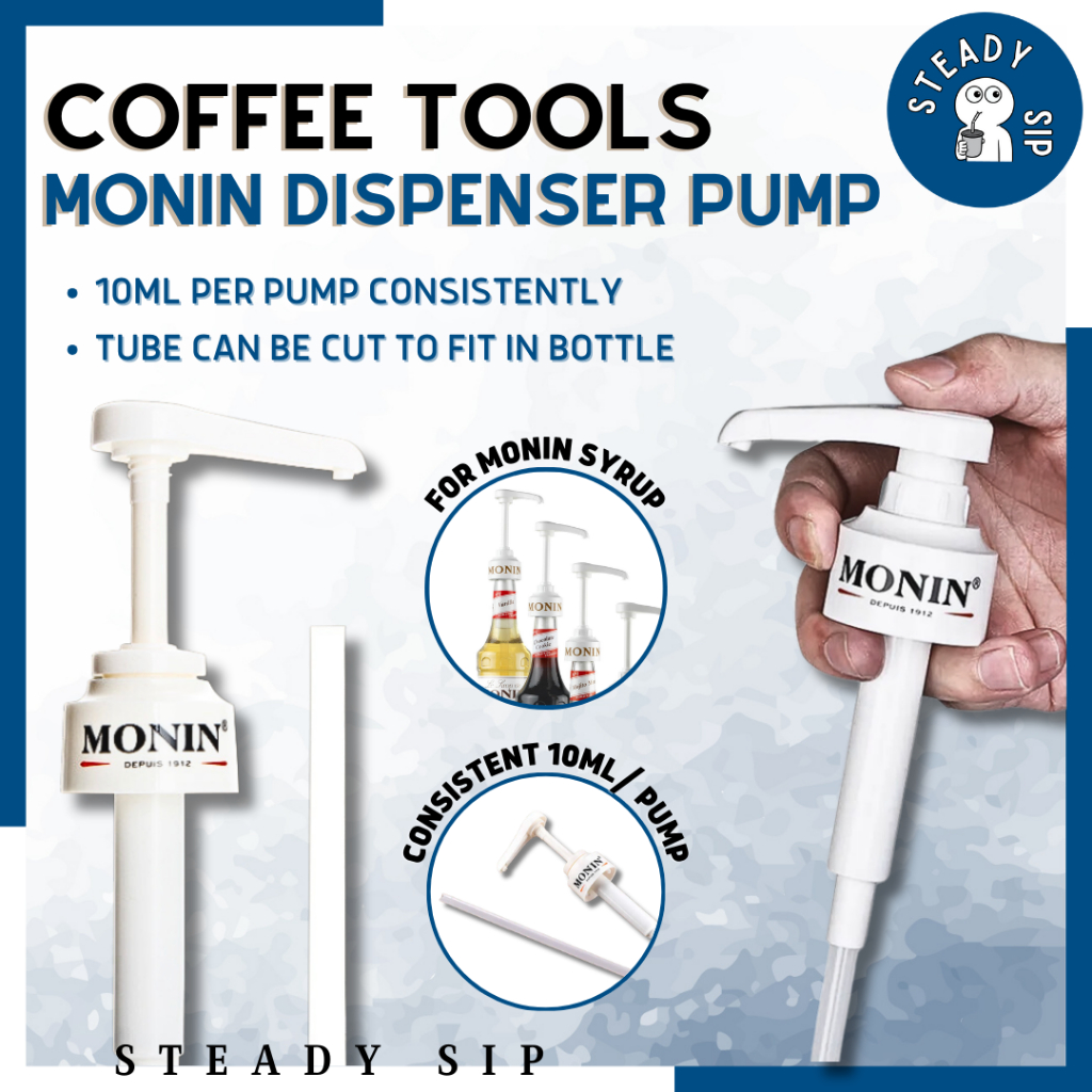 Steady Sip Monin Syrup Pump 700ml Original 1000ml Monin Pump Monin 10ml ...