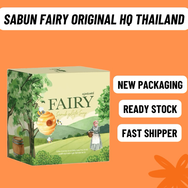 (NEW PACKAGING) Fairy Scrub Gluta Soap Original Thai | Shopee Malaysia