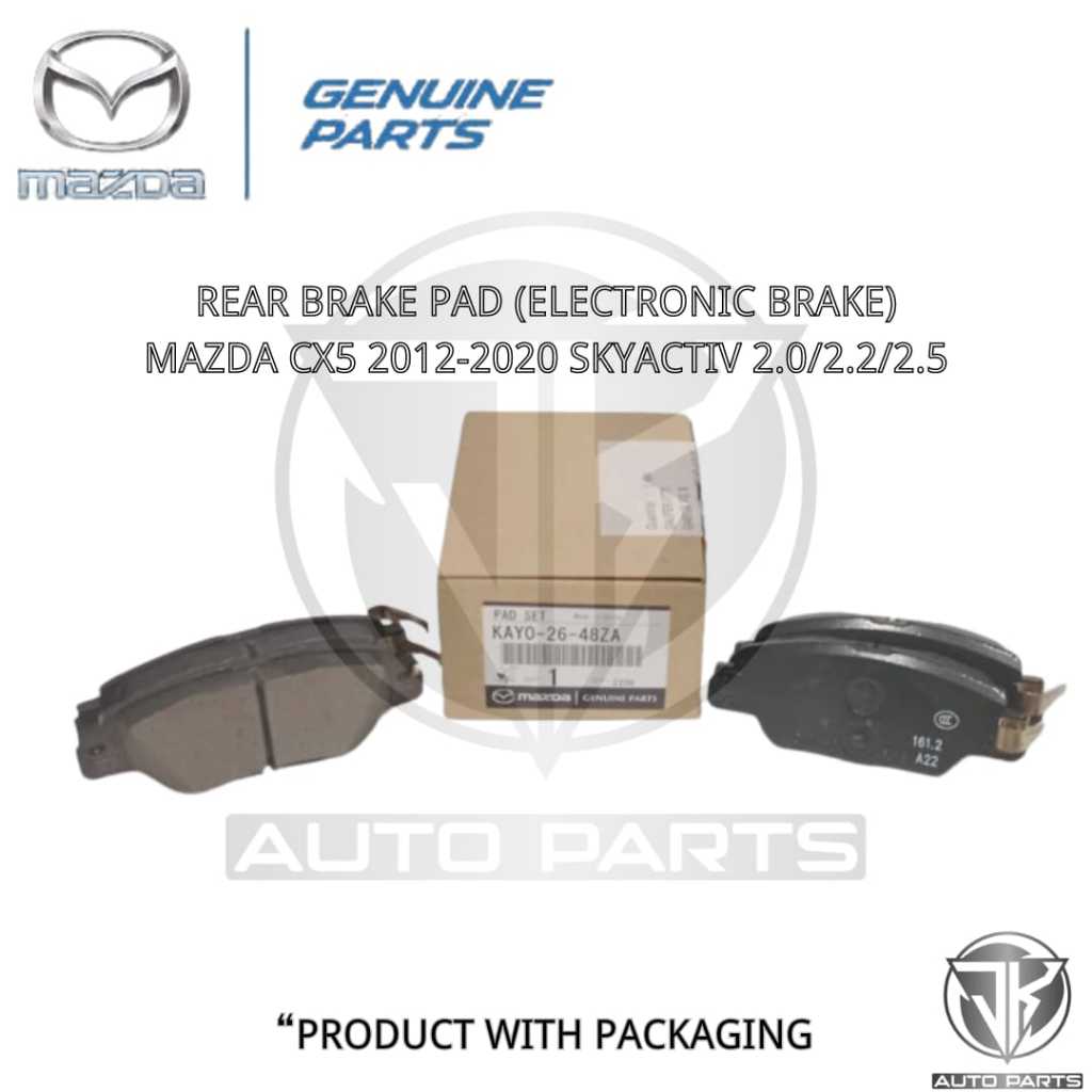 #100% ORIGINAL#MAZDA REAR BRAKE PAD (ELECTRONIC BRAKE) MAZDA CX5 2012 ...