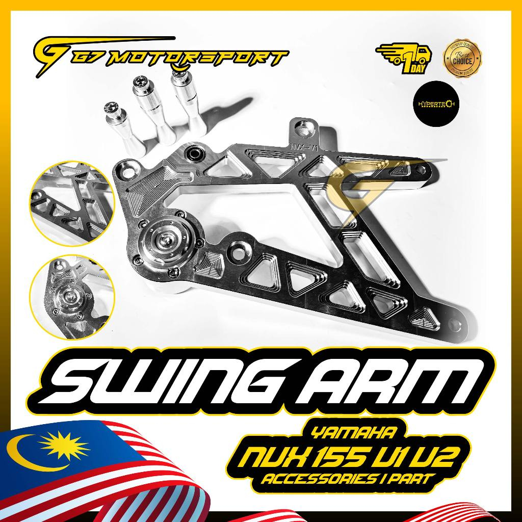 NVX CNC Swing Arm Full Set I Hypertech Racing For NVX 155 V1 V2 | Shopee Malaysia