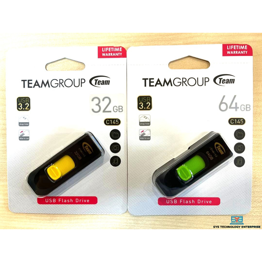 TeamGroup C145 USB 3.2 Gen 1 Flash Drive 32GB/64GB | Shopee Malaysia