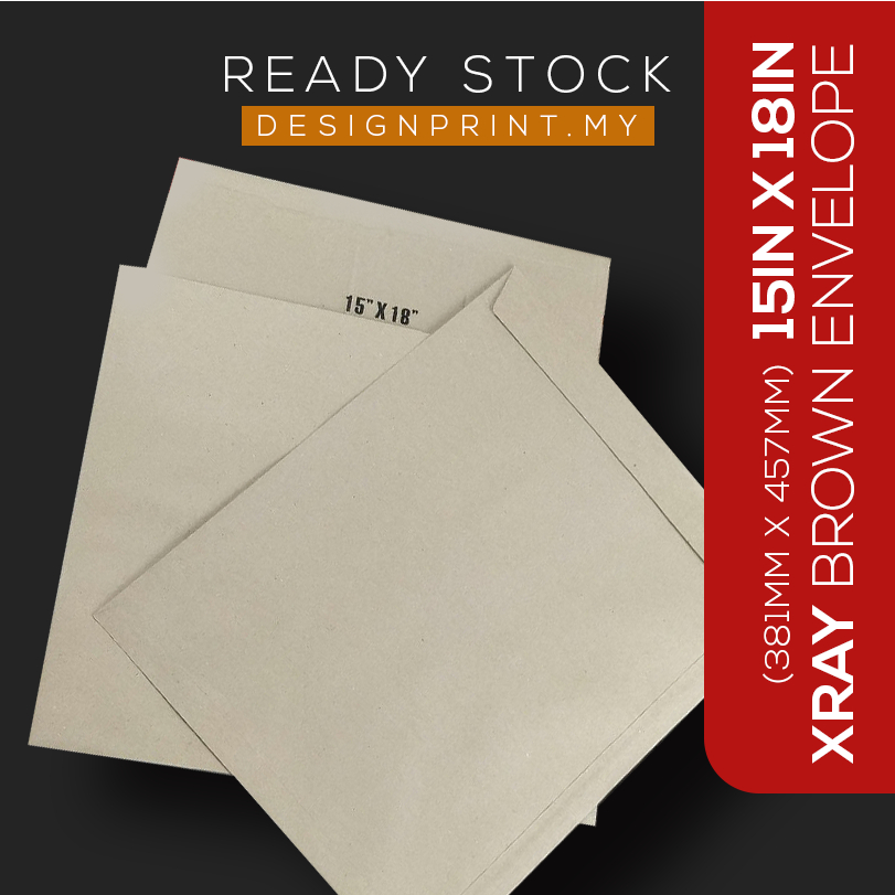 15" x 18" A3+ Kraft Brown XRay Envelope Sampul Coklat X Ray | Shopee ...