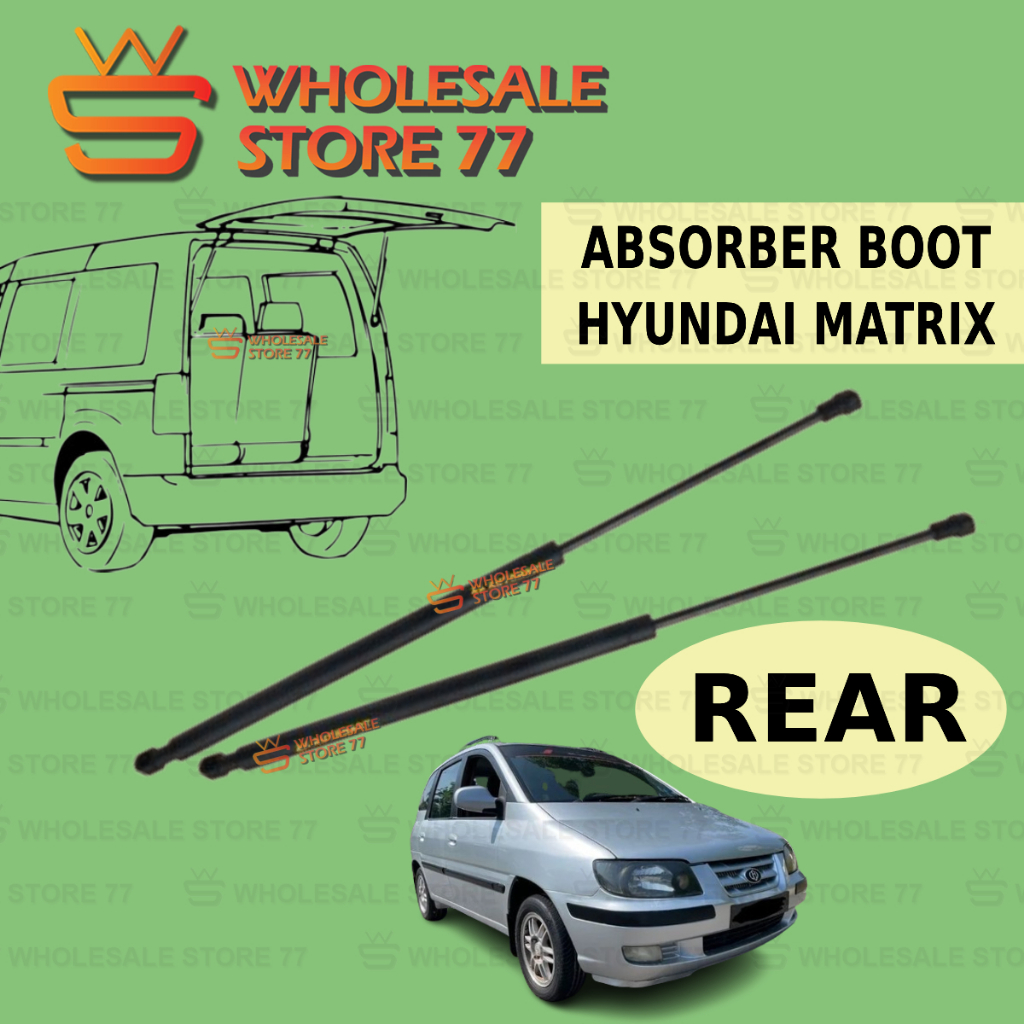 WARRANTY | Hyundai Matrix Rear Bonnet Damper Boot Absorber Gas Spring ...