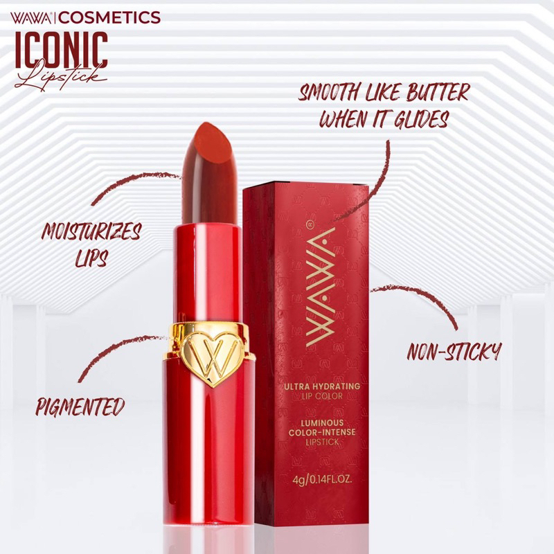 WAWA LIPSTICK ICONIC | Shopee Malaysia