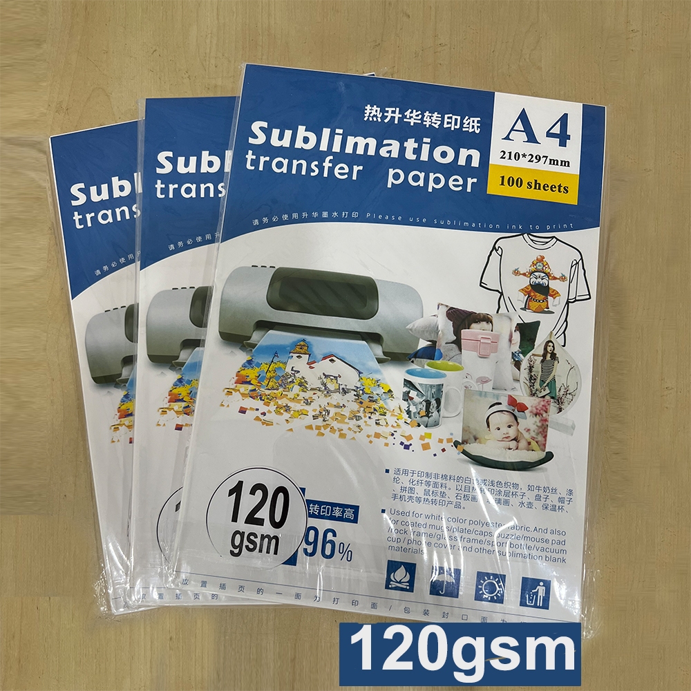 A4 Sublimation Transfer Paper 100 sheets/pack (120gsm) | Shopee Malaysia