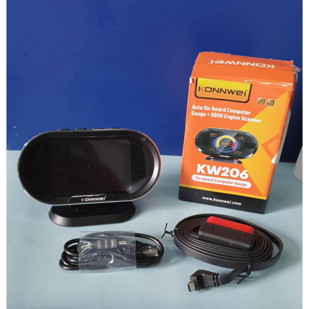 KONNWEI KW206 OBD2 On-Board Computer Auto Car Digital Computer Display ...