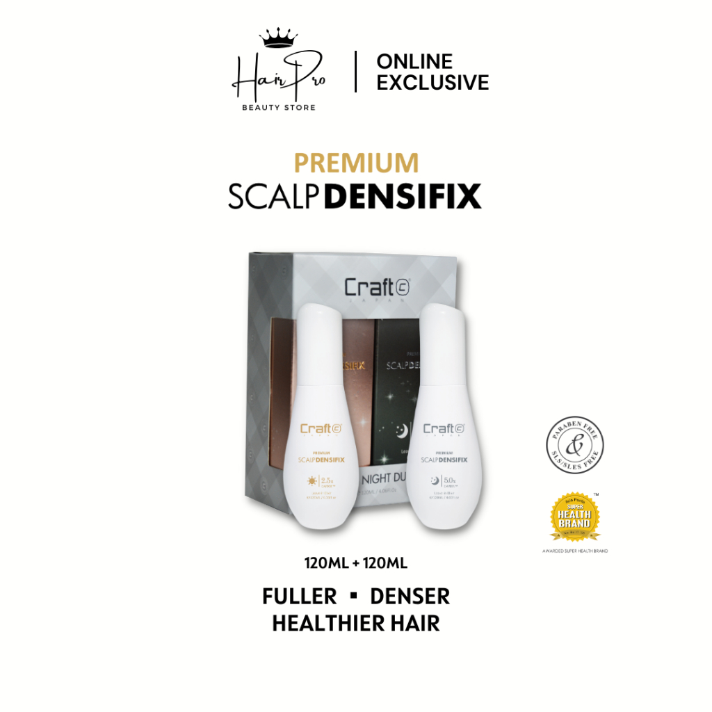 CRAFT PREMIUM SCALP DENSIFIX HAIR TONIC ( Day & Night Duo Set ...
