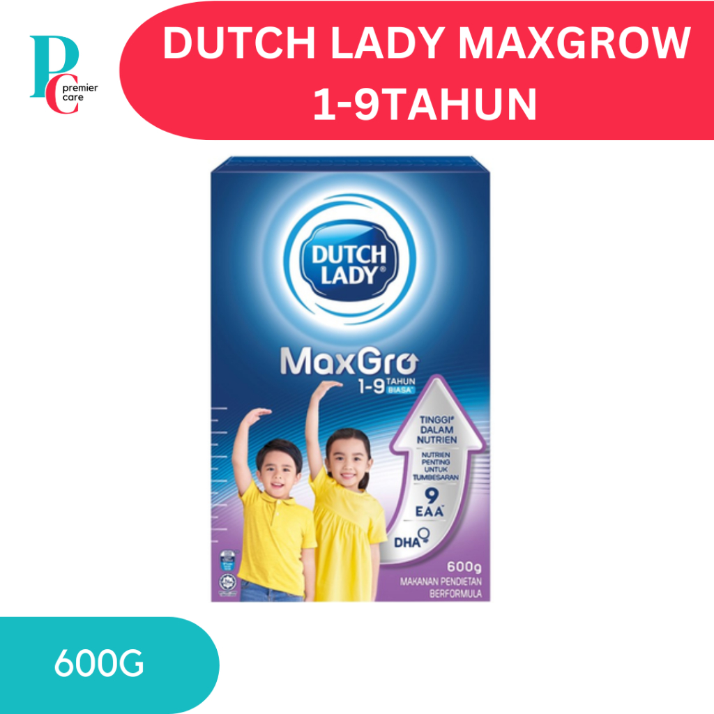 DUTCH LADY MAXGRO 1-9TAHUN 600G / 3BOX X 600G (EXP:06/12/2025) | Shopee ...